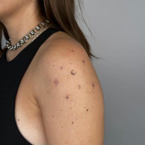 Beautiful Star Tattoo Design Ideas For Women