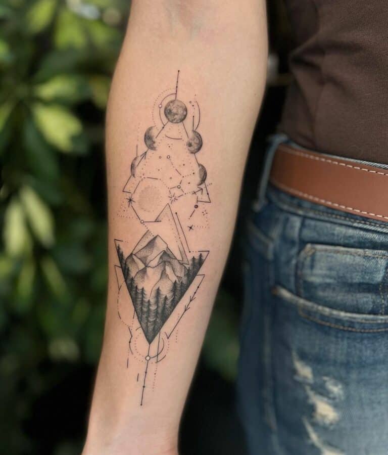 20 Stunning Geometric Tattoo Pattern Ideas For Men