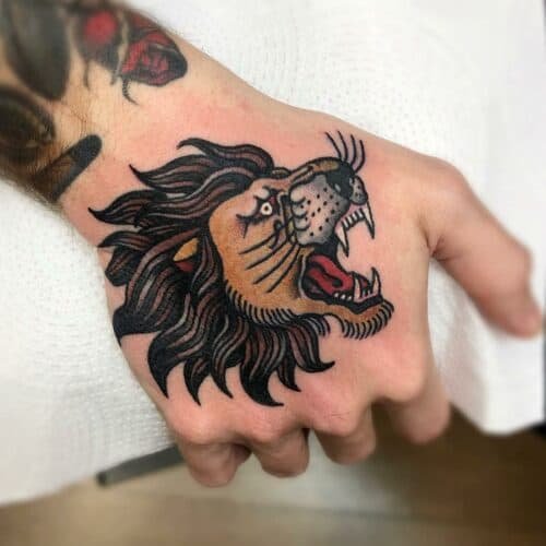 Best Lion Hand Tattoo Design Ideas | Unreal Artist's Work