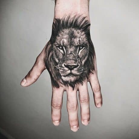 Best Lion Hand Tattoo Design Ideas | Unreal Artist's Work