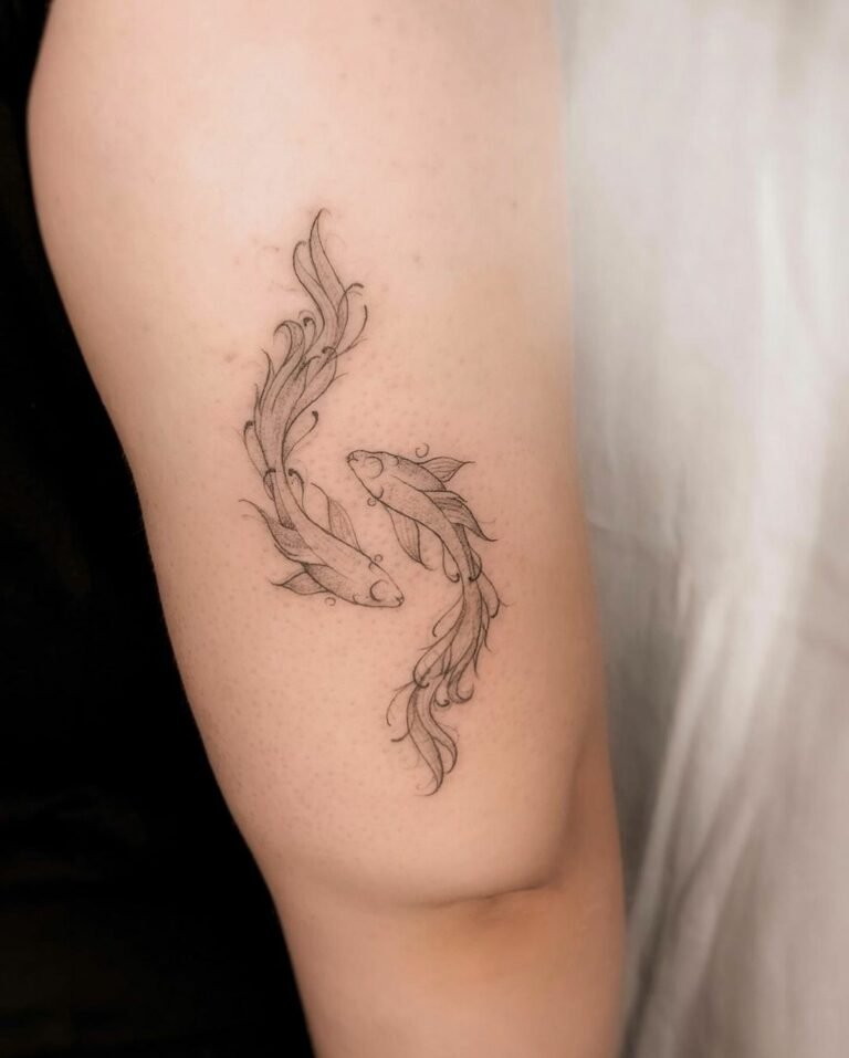 Under The Sea: Unique Fish Tattoo Designs For Ocean Lovers