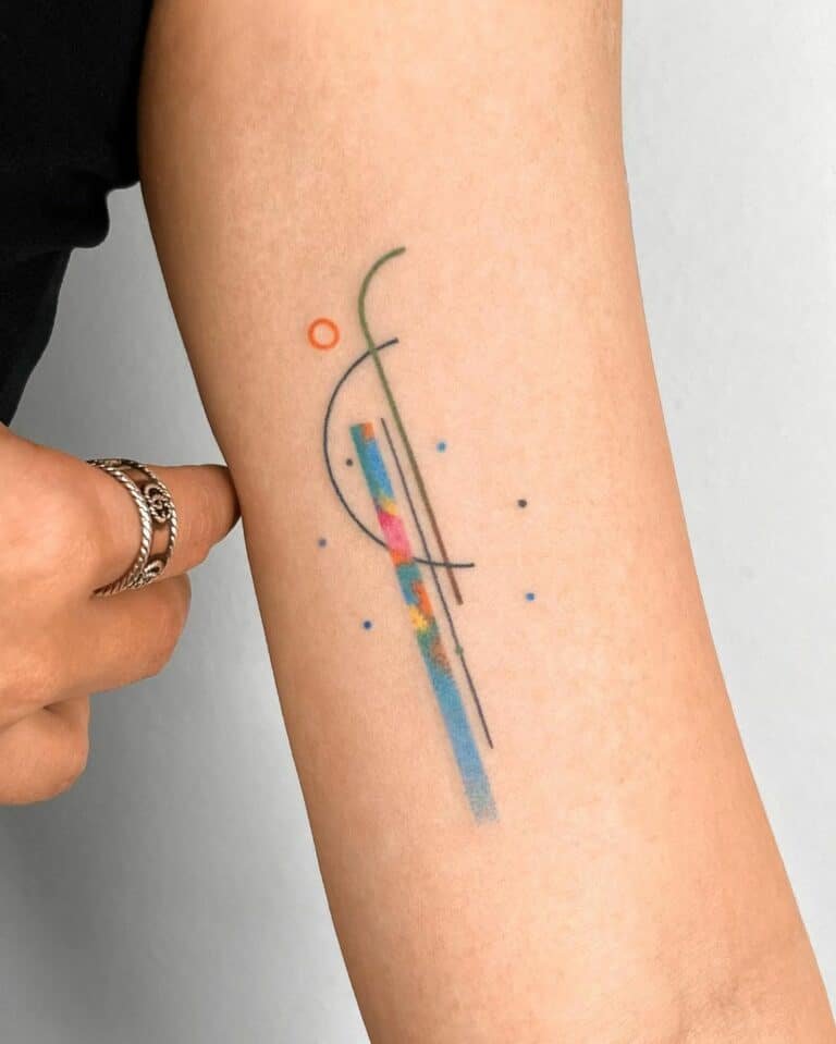 Top Minimalist Simple Line Tattoo Ideas For Men