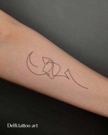Top Minimalist Simple Line Tattoo Ideas For Men