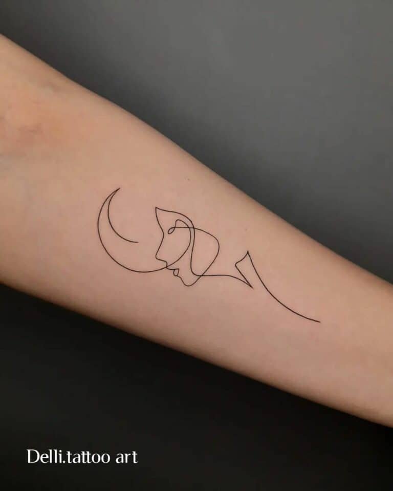 Top Minimalist Simple Line Tattoo Ideas For Men