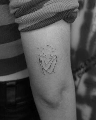 Top Minimalist Simple Line Tattoo Ideas For Men