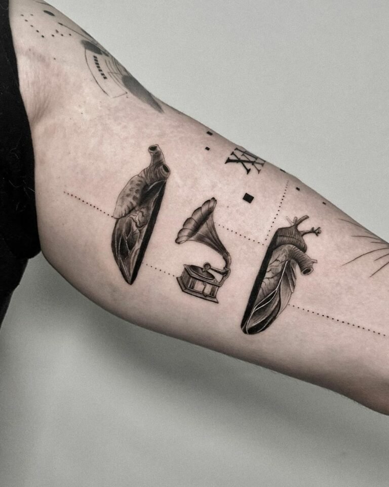 Express Your Love For Music With Captivating Music Tattoo