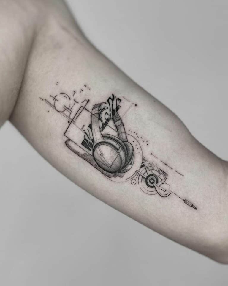 Express Your Love For Music With Captivating Music Tattoo