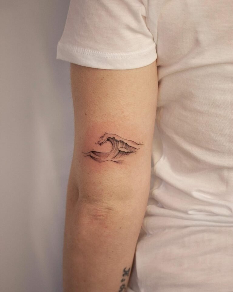 12 Best Waves Tattoo Designs | Unleash Your Inner Ocean