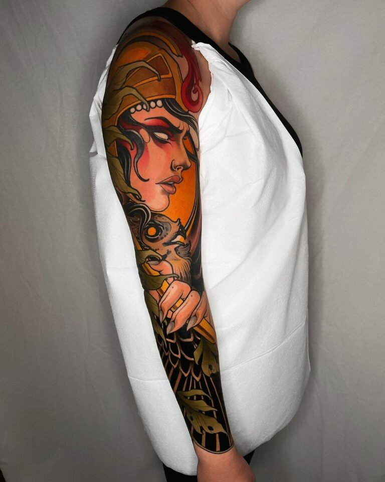 13 Amazing Neo-Traditional Tattoo Designs