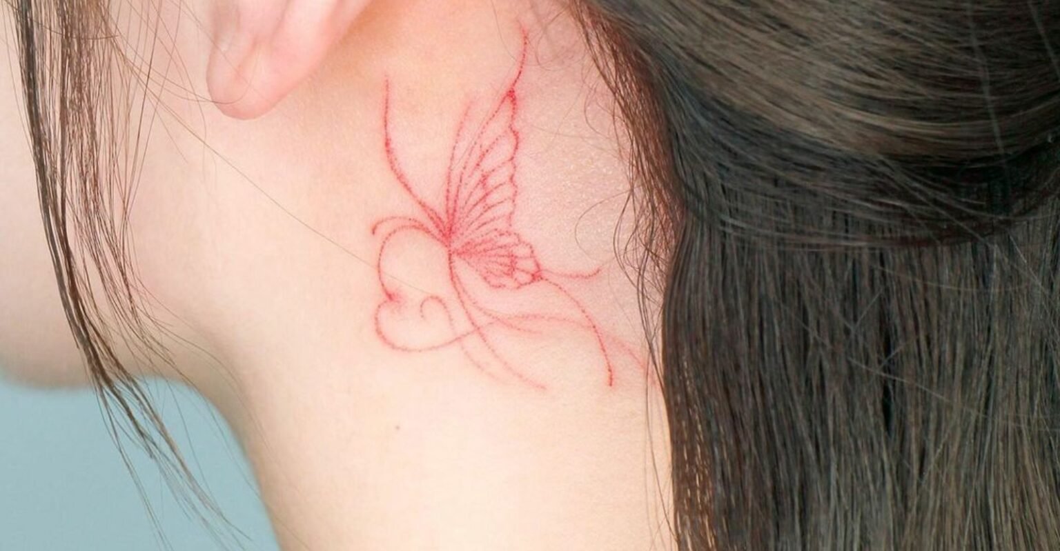 10 Beautiful Ear Tattoos That Turn Heads