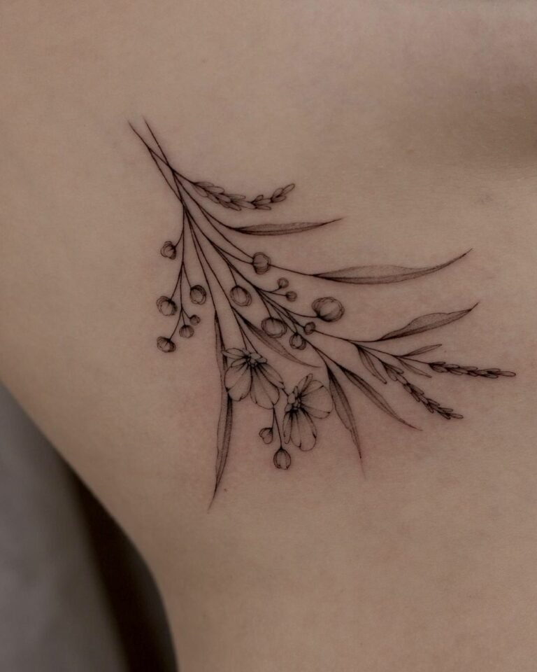 12 Attractive Ribs Tattoo Designs And Ideas