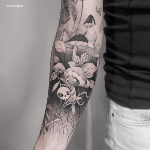 Exploring Mesmerizing Mushroom Tattoo Designs